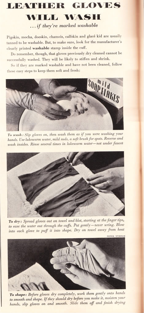 How to Wash Vintage Cotton and Leather Gloves – Miss MonMon