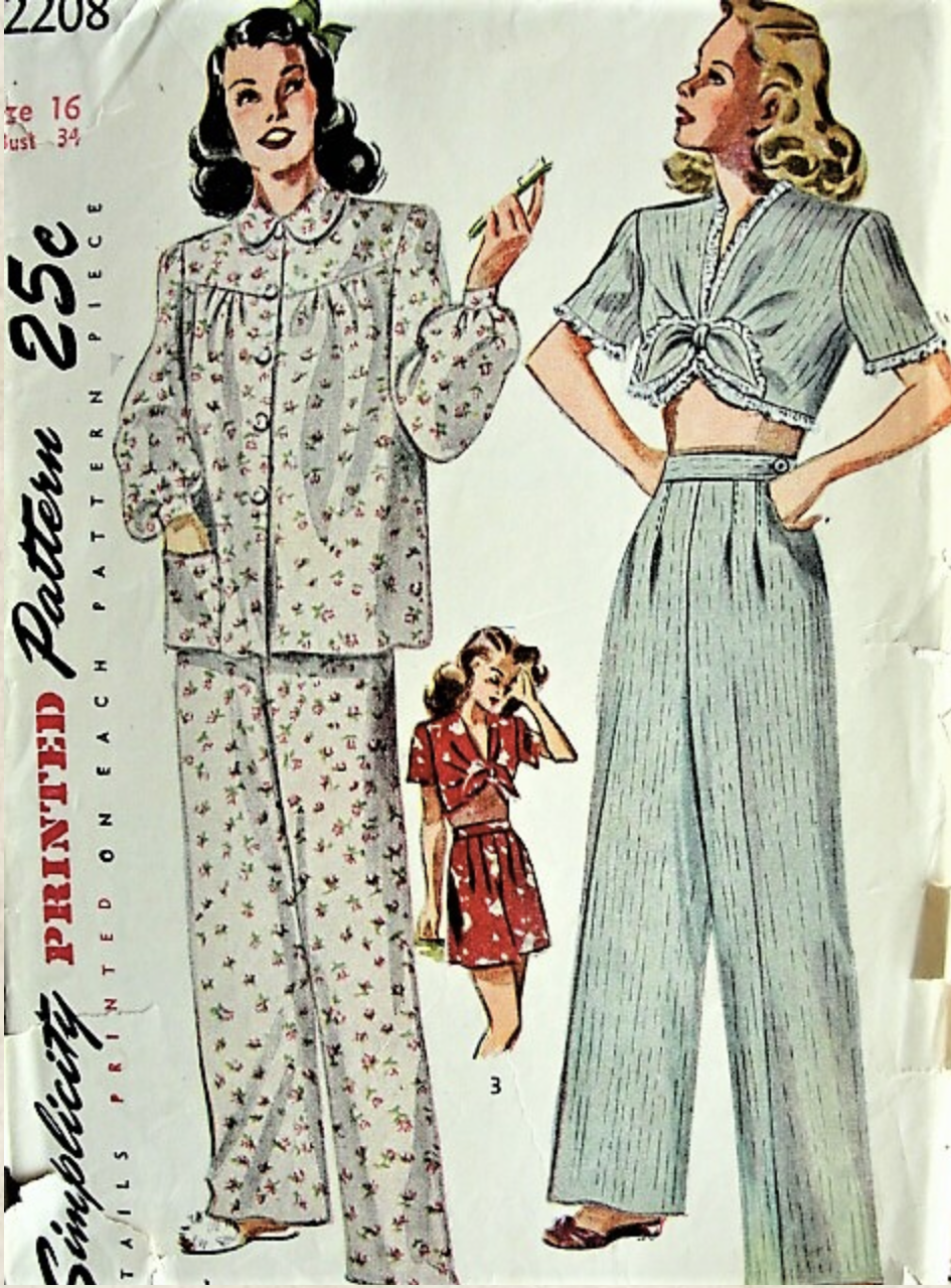 Sewing Patterns for Vintage and Retro Style Sleepwear – Miss MonMon